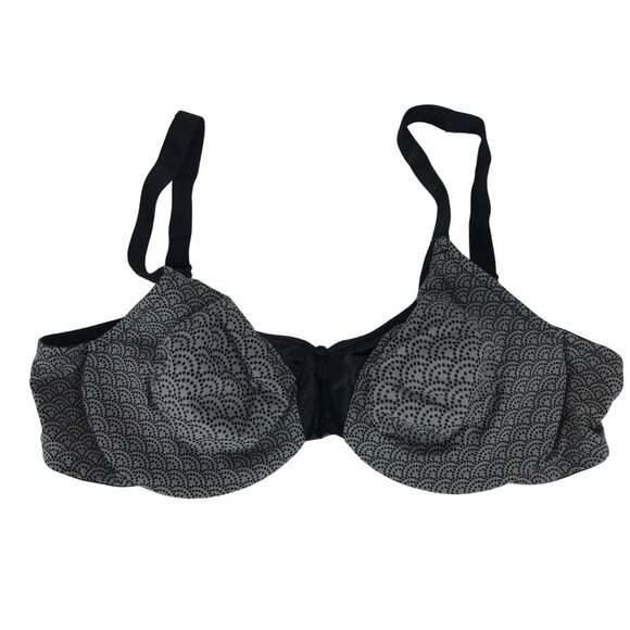 Olga | Intimates & Sleepwear | Olga Womens 4c Gray Black Underwire Bra ...